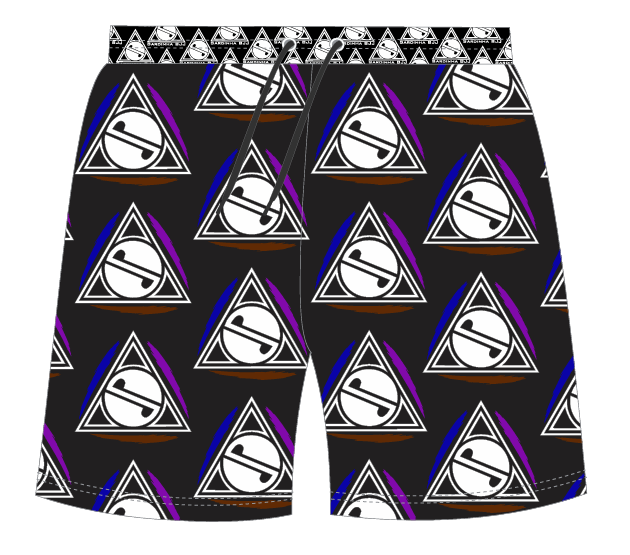Triangle Print Shorts - Black – Sardinha Brazilian Jiu Jitsu